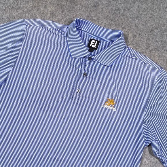 FootJoy | Shirts | Footjoy Golf Polo Grandover Club Logo Mens Xl Blue ...